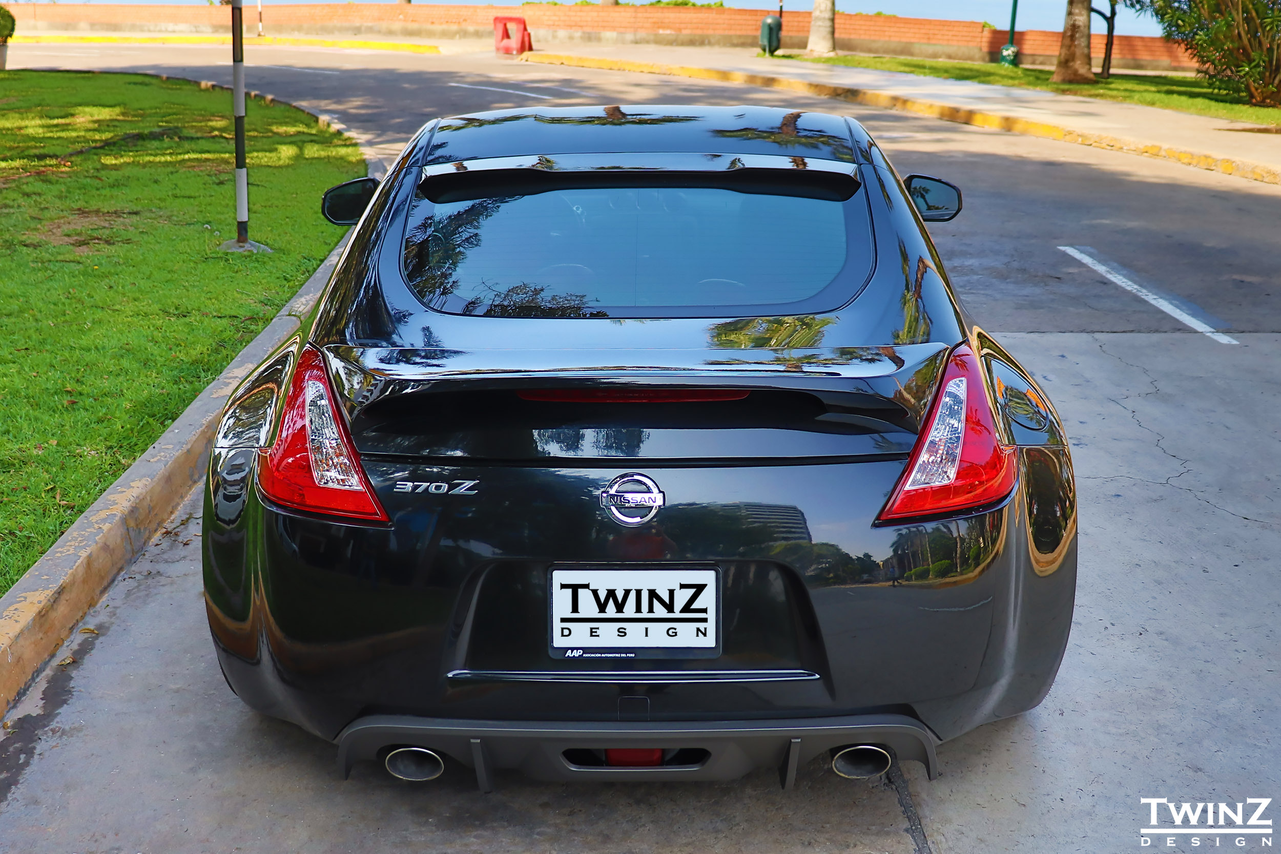 370z Rear Diffuser Type 1 For Oem Bumper Twinz Design